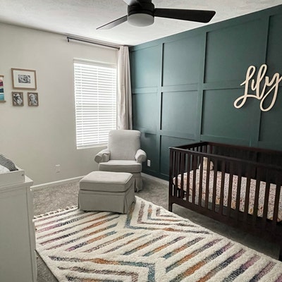 Custom Wood Name Sign for Nursery Girl, Boy, Over Crib Sign, Baby Name ...