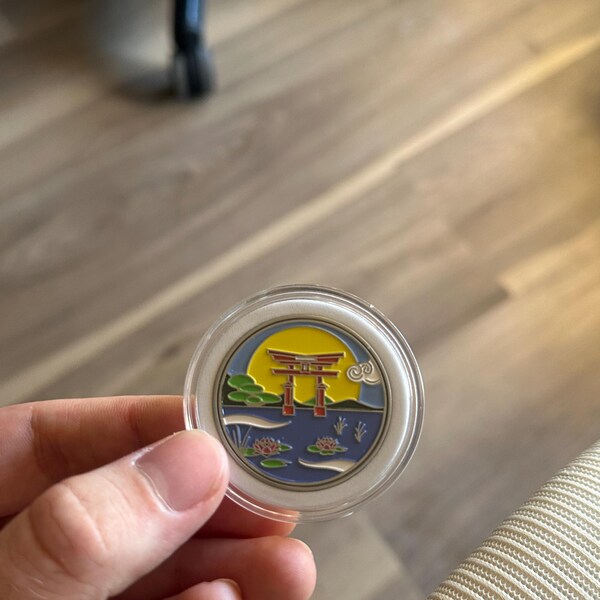 One Month Sober Coin – Torii Gate Recovery Milestone Token - Etsy