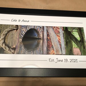 Unique Wedding Gift Idea, Framed Last Name Gift, Alphabet Photography ...