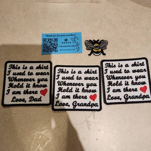 Personalized Embroidered Memorial Patch Ribbon Embroidered - Etsy