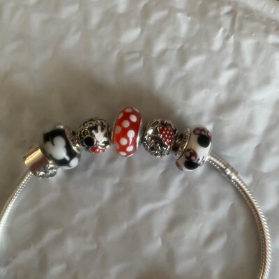 Authentic New Pandora Orange Tropical Flower Murano Beautiful Charm ...