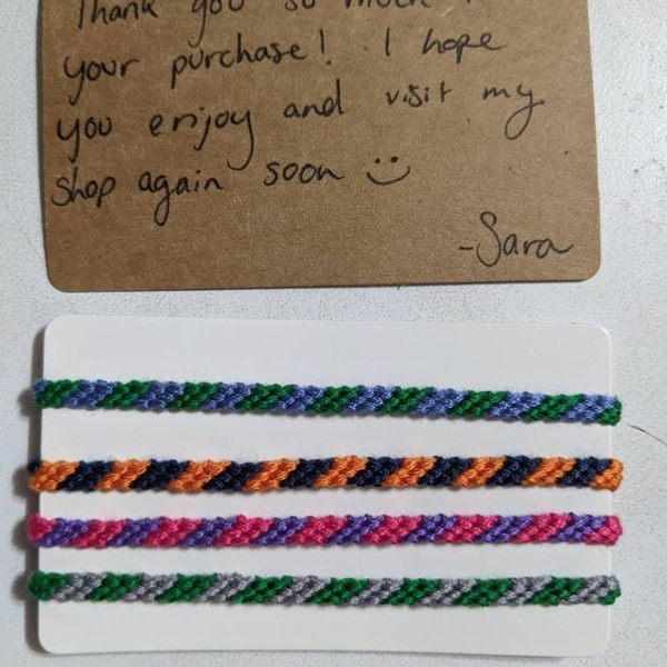 Tiny Heart Friendship Bracelet - Etsy