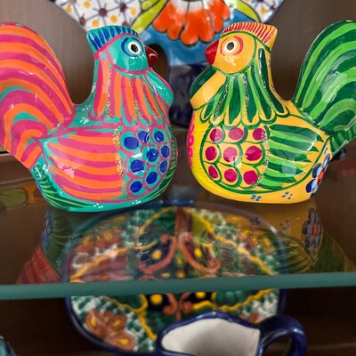 Vibrant Hand-painted Talavera Fish Wall Decor Mexican - Etsy