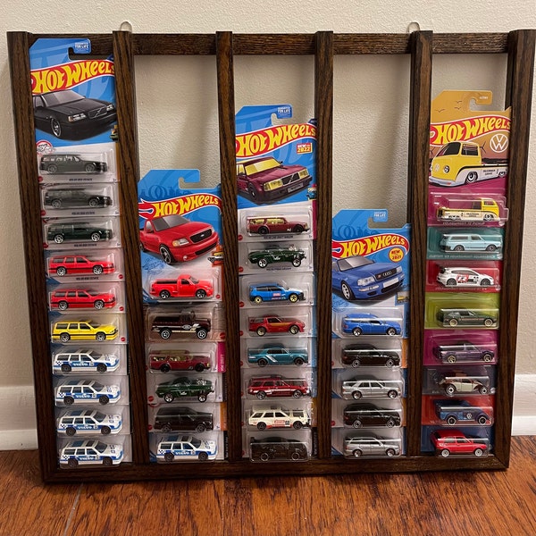 Unopened 1/64 Scale Die-cast Cars Oak Display Rack ("free" Shipping) - Etsy