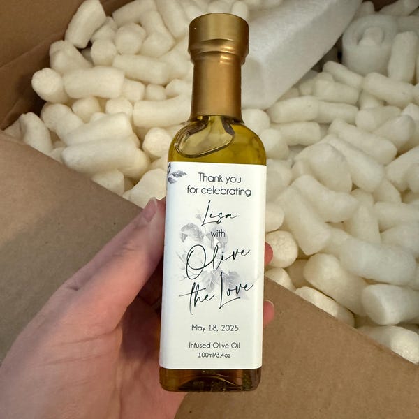 Olive Oil Party Favor | Infused Oil Favor | Olive You Favors | Olive ...