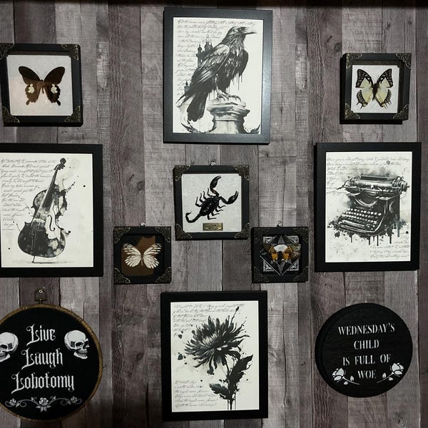 Salt, Pepper, or Cyanide? Sign, Gothic Sign, Goth Decor, Home Decor ...