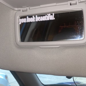 You Look Great Car Mirror Decal, Sticker, Car Decal, You Look Good ...