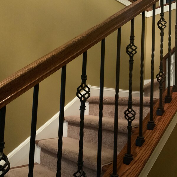 Iron Baluster Stair Parts - Oil Rubbed Bronze Finish - Top Quality ...