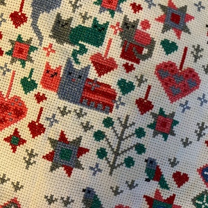 CROSS STITCH KIT aida Version Inca Sampler by Riverdrift | Etsy