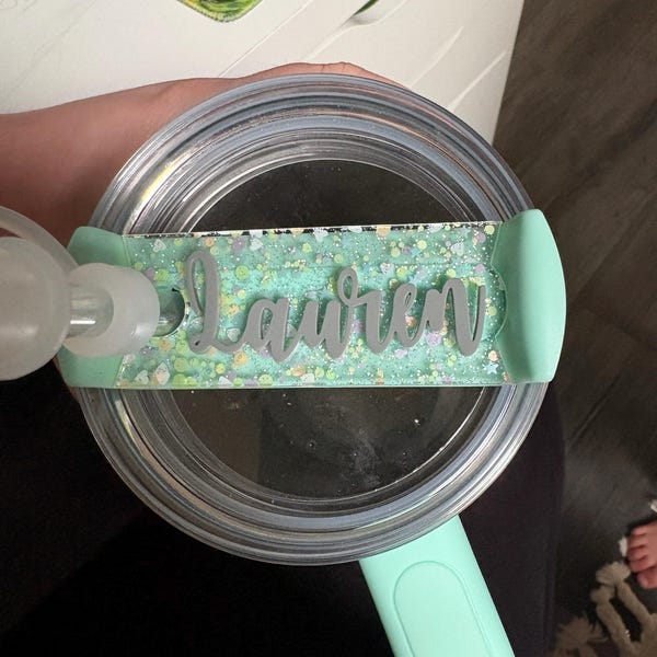 3D Personalized NAME Straw Topper | Made for Stanley Straws 10mm | Cup ...