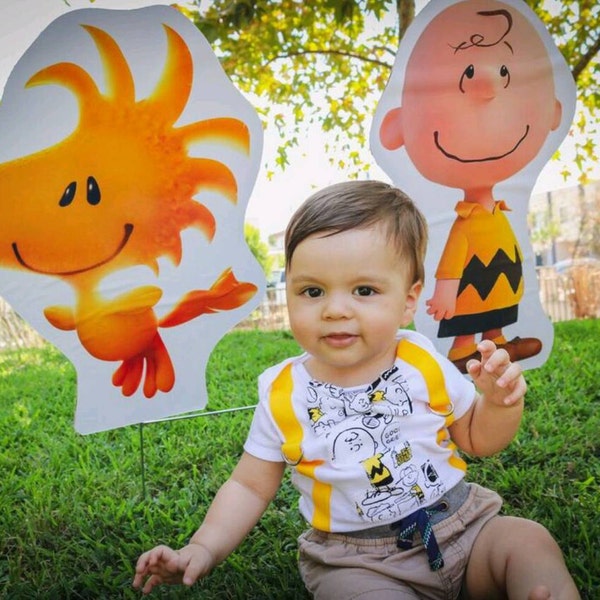 Peanuts Character Stands, 24in Tall, Party Signs, Cutouts, Standees ...