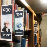 Nonfiction AND Fiction Library Shelf Dividers, Classroom Library Shelf ...