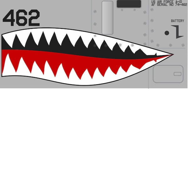 A-10 Warthog Aircraft Nose Art Panel - Etsy