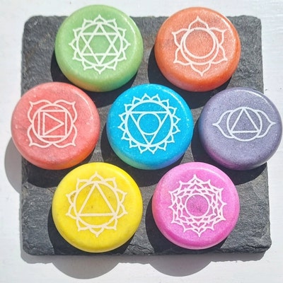 Marble 7 Chakras Meditation Stones Sold Separately - Etsy UK