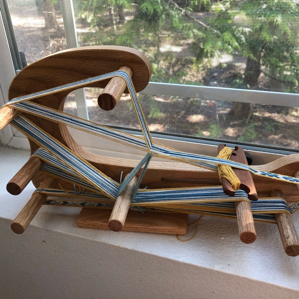 Loom-the Minstrel - Inkle Small Travel Sized Weaving Loom-makes 5 Foot ...