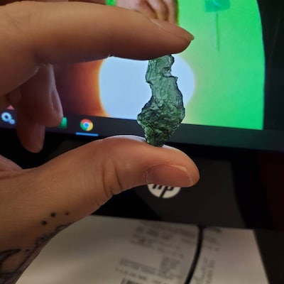 Over 2g Powerful Real Green Tektite MOLDAVITE 100% Natural - Etsy