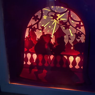 Last Supper Shadow Box SVG Template, Da Vinci Papercut Lightbox Cricut ...