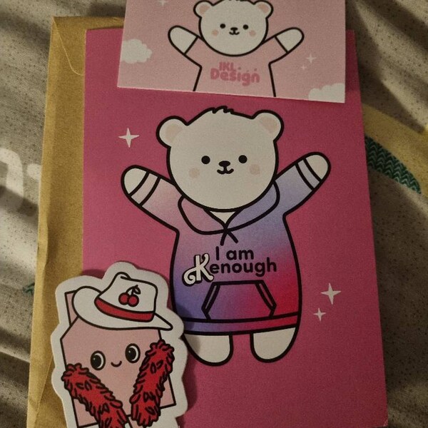 Plush Pastries 6x6 Square Art Print Plush Print/kawaii Pastries/cute ...