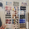 Press on Nails Storage Box | Reusable Organization Nail Box | Large ...