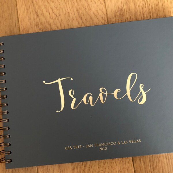 Personalised Travel Memory Book or Photo Album - Etsy