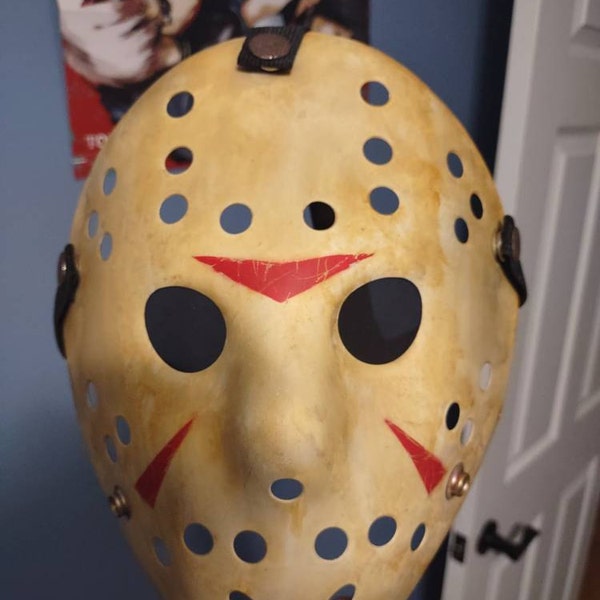 Angry Jason Voorhees Style Sculpted Polyurethane Hockey Mask - Etsy