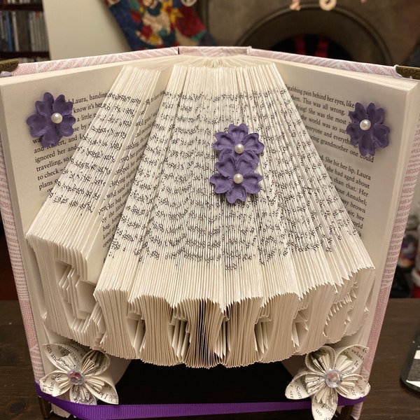 Folded Book Art Name - Etsy