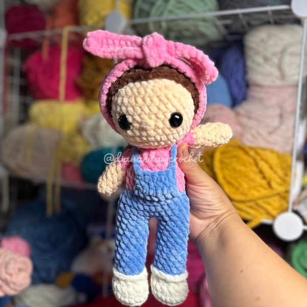 Crochet Ms. Rachel Pattern, Ms. Rachel Doll Pattern, Ms. Rachel Crochet ...