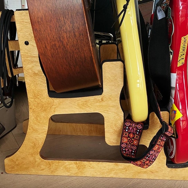 Triple Decker Musical Instrument Stand, Customisable for Guitar and ...