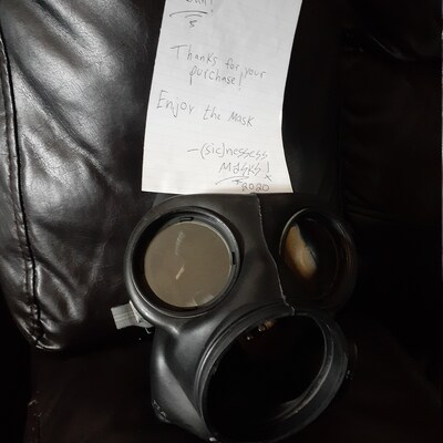 Slipknot Sid Wilson bump Nose Self-titled IOWA Gas Mask - Etsy