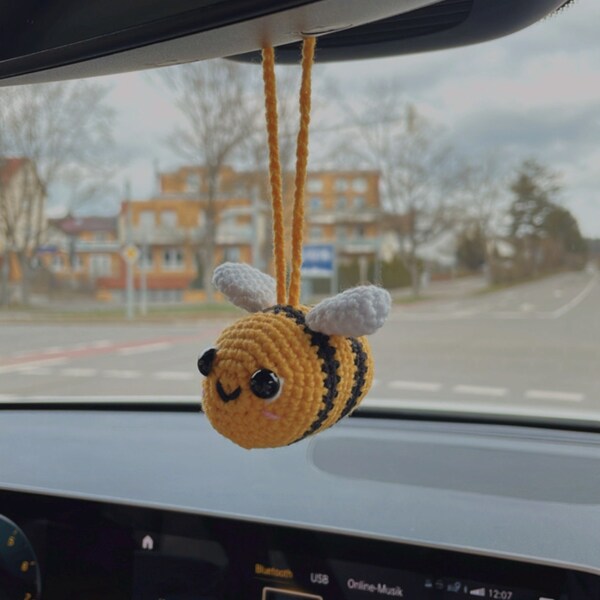 Handmade Cute Animal Crochet Car Mirror Charms,amigurumi Car Accessory ...
