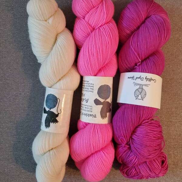 Groovy 70s Hand Dyed Yarn / Handdyed Yarn, Sock Yarn, Wool Yarn Blue ...