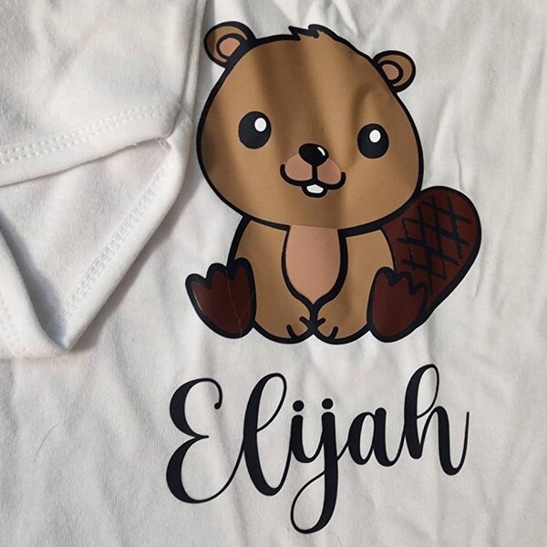 Cute Beaver Layered SVG Cut File for Cricut Silhouette Baby Forest ...