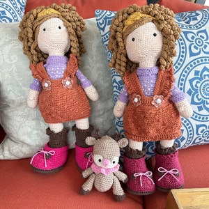Alma Doll Amigurumi Crochet Pattern, Deer Included, PDF. / English ...