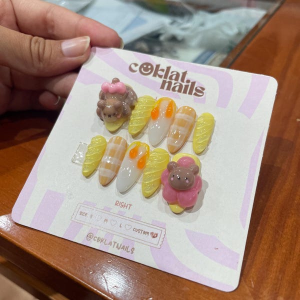 Cry Baby Nails - Cry Baby - Coffin Nails - Nails - Cute Nails - Press ...