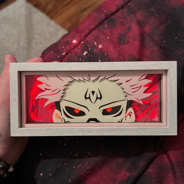 Anime Lightbox | Anime Inspired Night Light | Anime Inspired LED Light ...