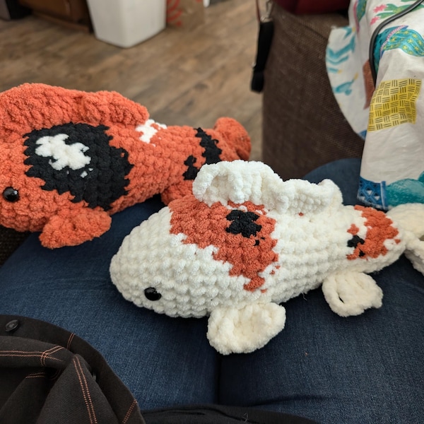 Koi Fish No Sew Crochet Pattern, Fish Crochet Pattern, No Sew Amigurumi ...