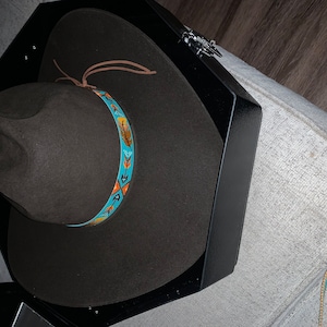 The Chico Beaded Western Hatband - Etsy