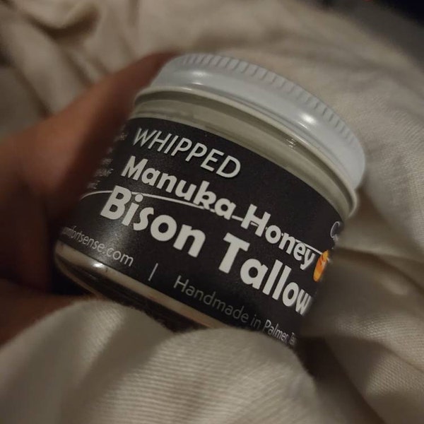 BEE POLLEN Manuka Honey & Bison Whipped Tallow Cream With 850+MGO ...