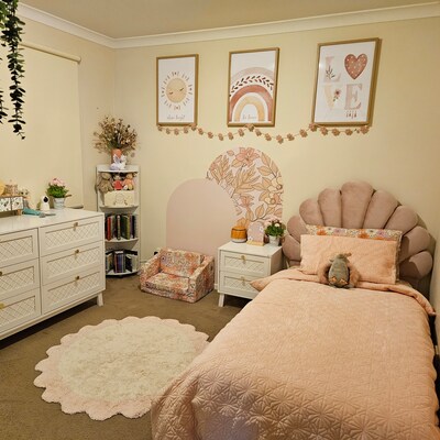 Boho Rainbow Set of 3 Nursery Prints, Girl Nursery Wall Art, Nursery ...