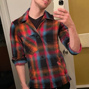 Men's Overshirt Jacket Sewing Pattern, Projector File, and Video ...