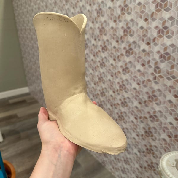 Cowboy Boot Template | Ceramics Tools | Slab Building | Easy Clay DIY ...