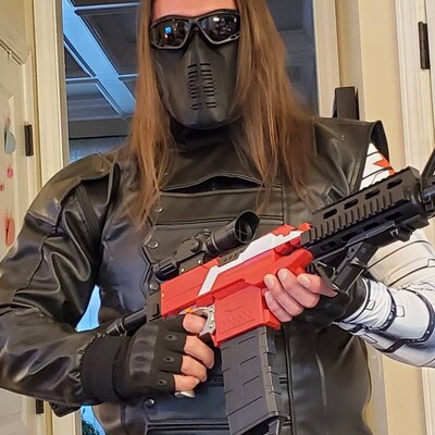 3d Printed Winter Soldier Mask, Bucky Barnes, Bucky Winter Soldier ...