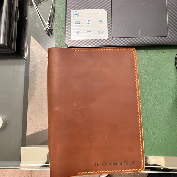 Leather Binder 3-ring, Compatible 8.5 X 11 Refill Paper, A5, B5 Paper ...