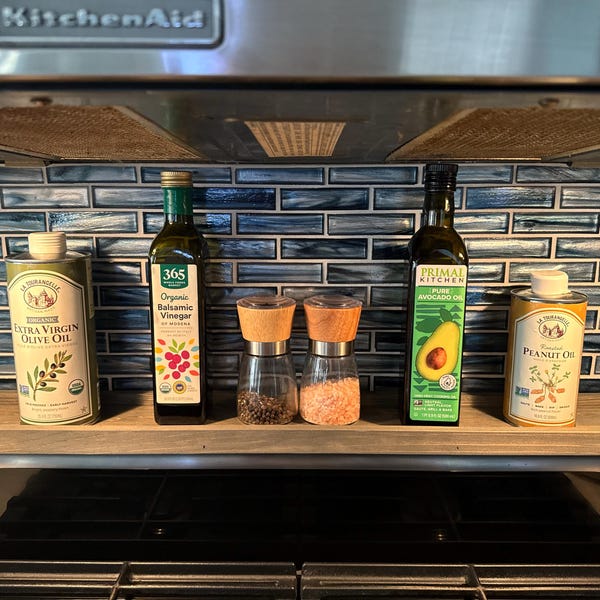 Stove Top Spice Rack-tray-kitchen Shelf-organizer-storage-space Saver ...