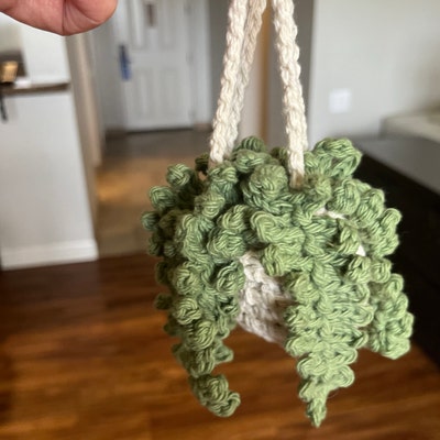 Car Fern Crochet PATTERN by Pamelambie Car Plant - Etsy