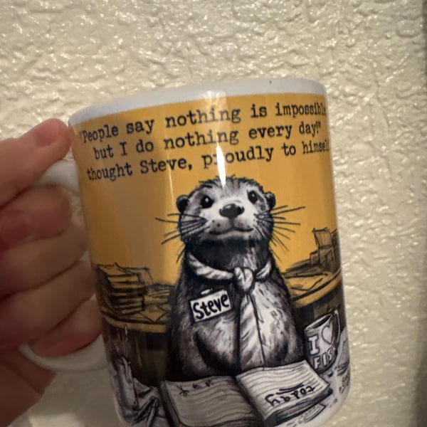 Doing Nothing - Steve Mug - Etsy