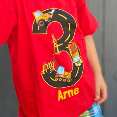 Bagger Geburtstagsshirt 3. 4. 5. 6. 7. 8. Geburtstag Jungen T-Shirt mit ...