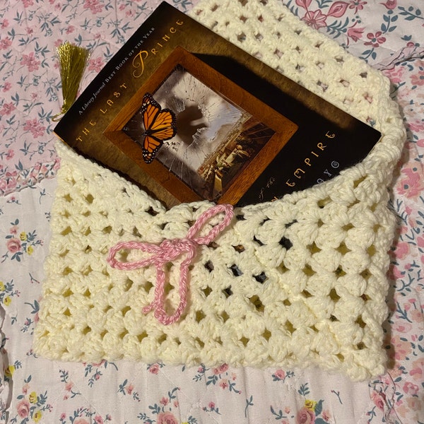 Love Letter Crochet Case & Book Cover - Etsy