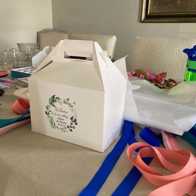 Set of 6 Teen Party Favor Box // Sweet 16 Party Favor Box // - Etsy