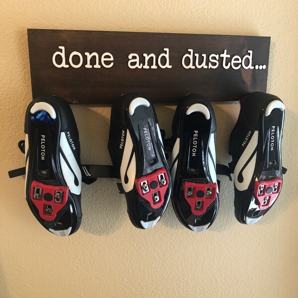 3D Laser-cut Peloton Shoe Storage Sign, Home Gym Decor - Etsy